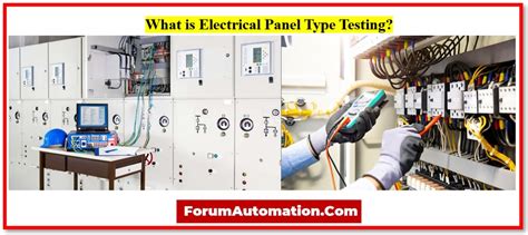 What Is Electrical Panel Type Testing Electrical Industrial Automation Plc Programming