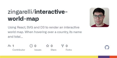 GitHub Zingarelli Interactive World Map Using React SVG And D To Render An Interactive