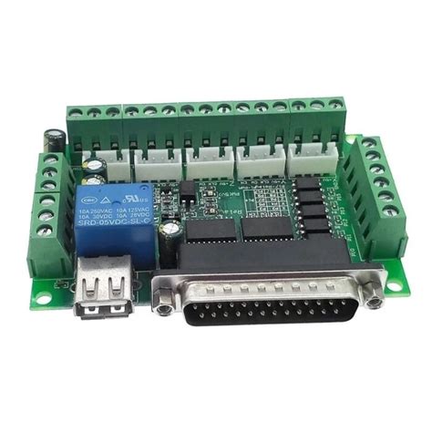Breakout Board CNC USB MACH3 100Khz 4 Axis Interface Driver Motion Controller USB Cable CD