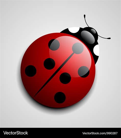 Ladybug Icon Royalty Free Vector Image Vectorstock