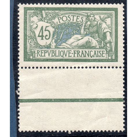 Timbre France Yvert No Type Merson C Vert Et Bleu Neuf