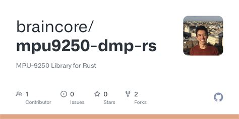 GitHub Braincore Mpu Dmp Rs MPU Library For Rust