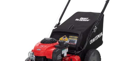 CRAFTSMAN Self Propelled Gas Powered Lawn Mower Inch In Mulching Push Mower With Bag