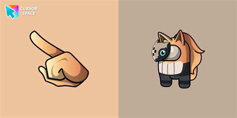 Among Us Whisper The Wolf Character Cursor Cursor Space