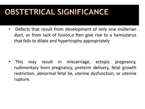 Congenital Abnormalities Of Reproductive System Pptx Pregnancy