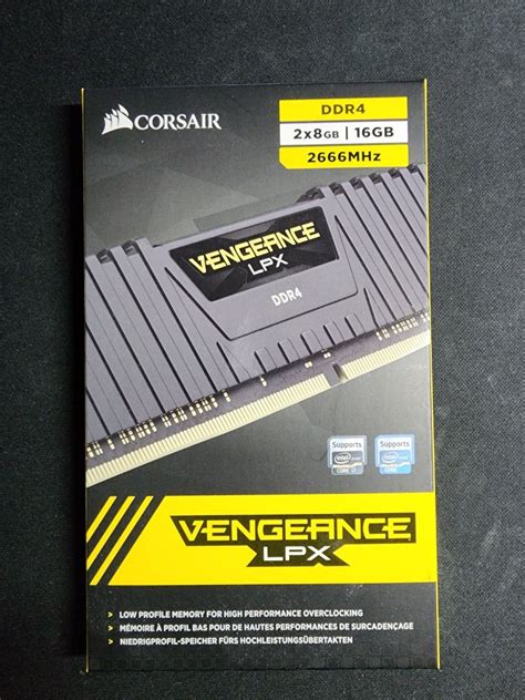 Corsair メモリ 16gb2×8gb Ddr4 2666 美品｜paypayフリマ