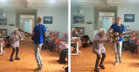 Grimsby Care Home Video Goes Viral As Resident Dances To Music Hall