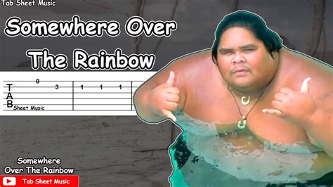 Somewhere Over The Rainbow Israel Kamakawiwoole Guitar Tutorial