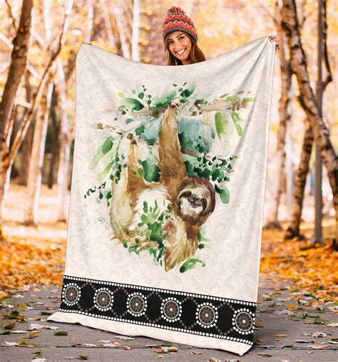 Sloth Throw Blankets Sloth Outfitters
