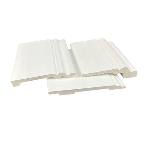 White Cornice Ps Wall Protection Skirting Baseboard Moulding Decoration