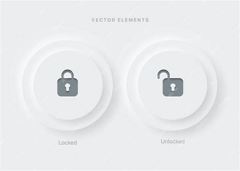 3d 뉴모피즘 켜기 끄기 토글 스위치 버튼 또는 아이콘 열기 및 닫기 Ui Ux에 대한 활성 및 비활성 프리미엄 벡터
