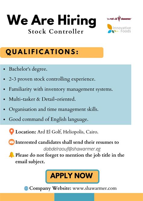 Innovative Foods Egypt On Linkedin Hiring