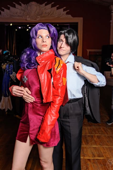 Ryoji Kaji Misato Katsuragi By Ahrimanfox On Deviantart