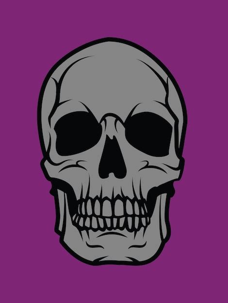 Premium Vector Vector Head Skull Illustration 2