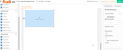 How To Use Foxit Esign Advanced Fields Secured Image Hyperlink
