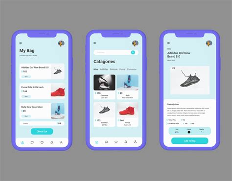 Ecomerce Mobile App On Behance