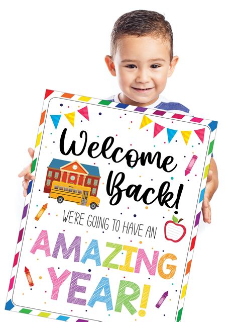 Editable Back To School Welcome Sign Template Welcome Back To School Bulletin Board Were