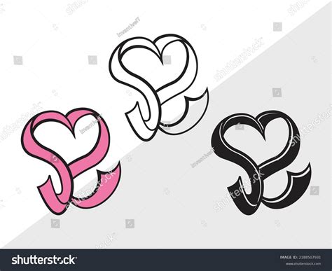 Awareness Ribbon Svg Printable Vector Illustration Stock Vector