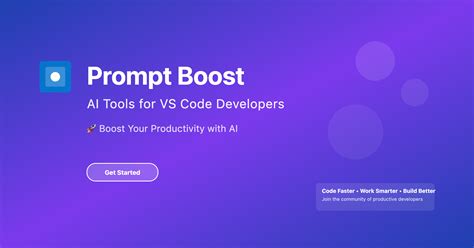 Prompt Boost Ai Powered Vs Code Extensions