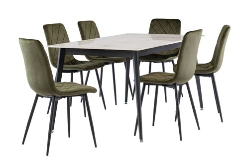 Indy 16m Dining Set In Kass Gold With X4 Indy Chairs Furniture World
