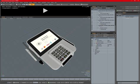 Payment Terminal 3d Model 34 3ds Blend C4d Fbx Max Ma Lxo Obj Free3d