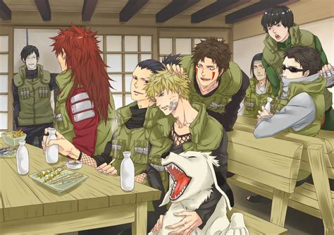 Uzumaki Naruto Nara Shikamaru Rock Lee Sai Hyuuga Neji And 4 More