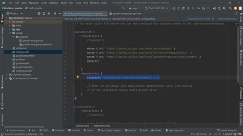 从GitHub下载的Android Studio项目在较新版本AS打开出现版本不兼容问题的解决方法 the project uses
