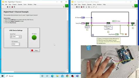 Lectura De Pushbutton Con Labview Y Arduino Youtube
