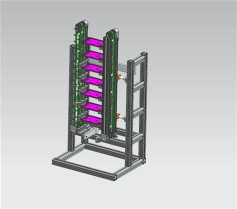 Tray盘循环上料机3d模型下载三维模型step模型 制造云 产品模型