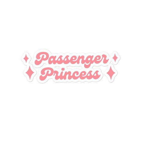 Passenger Princess Sticker Etsy