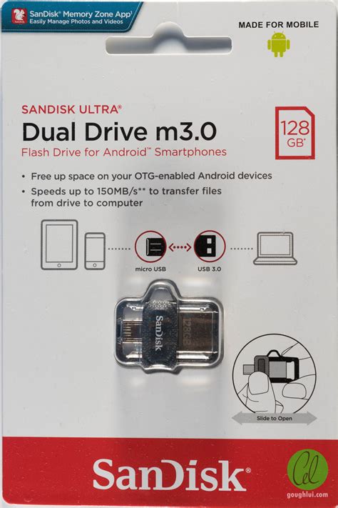 Review SanDisk Ultra Dual Drive M3 0 128Gb USB Flash Drive Gough S