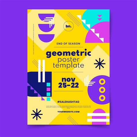 Free Vector Geometric Abstract Design Template