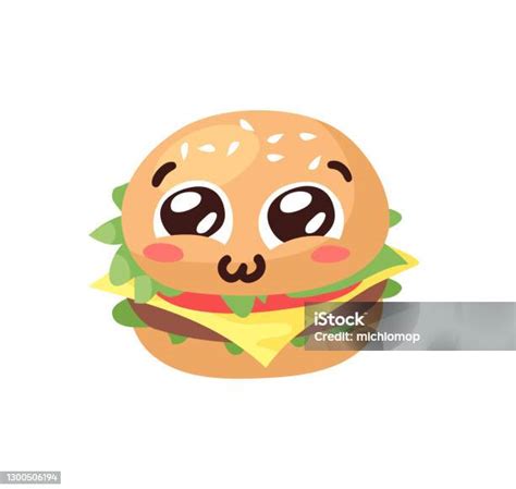 手繪卡通插圖漢堡表情符號速食向量繪製悍馬表情美味的圖像餐平式系列美式菜向量圖形及更多不健康飲食圖片 不健康飲食 做手勢 傳統 Istock