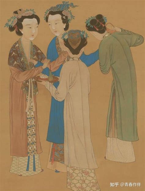 唐寅的王蜀宫妓图精彩 知乎