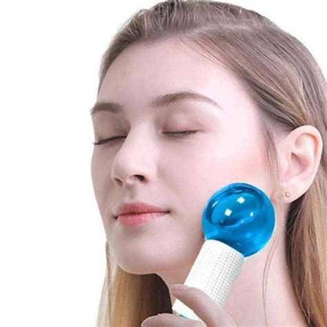 Facial Massage Ice Ball Face Massager Ball Ice Face Roller Crystal Eyes