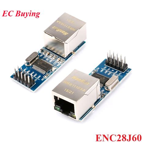 Enc28j60 Lan Ethernet Network Module Spi Interface Ethernet Board 51