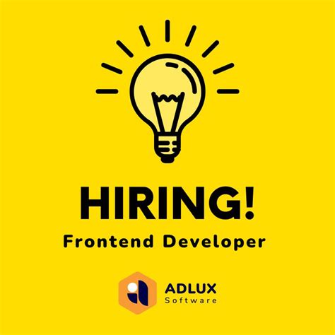 Adlux Software Pvt Ltd On Linkedin Hiring Frontenddeveloper Html Css Tailwind Bootstrap