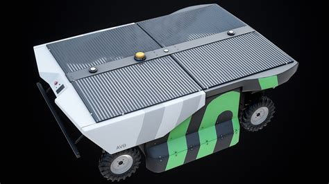 Avo Autonomous Weeding Robot Pbr D Turbosquid
