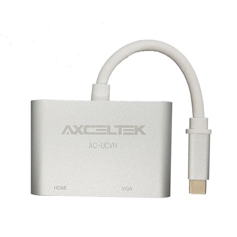 Axceltek USB C To VGA HDMI Cm Adapter Positive Developments Honiara
