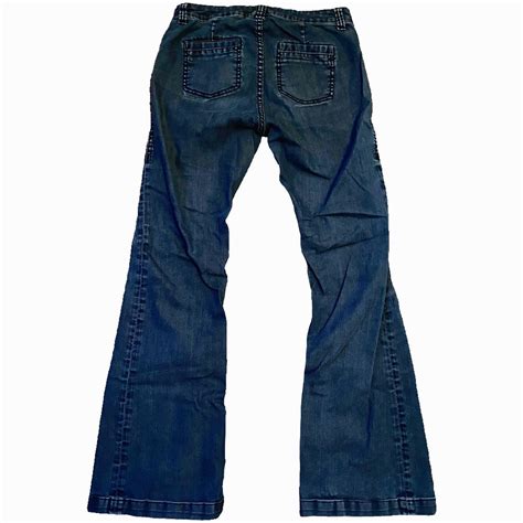Cabi Low Rise Flare Jeans Size 2 Waist 15” Inseam Depop