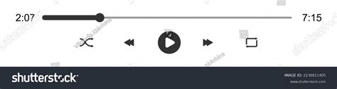 Audio Video Player Loading Progress Bar Stock Vector Royalty Free Shutterstock