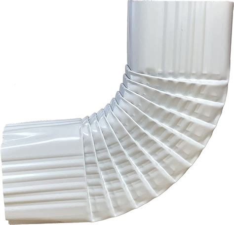 90 Degree Aluminum Downspout Gutter Elbow B 2x3 Inches Or 3x4 Inches