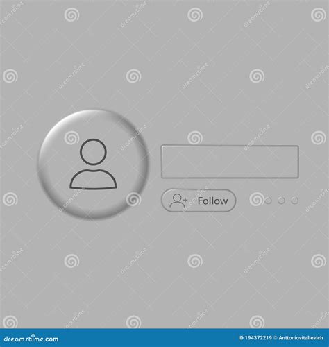 web page user interface template social network website browser window