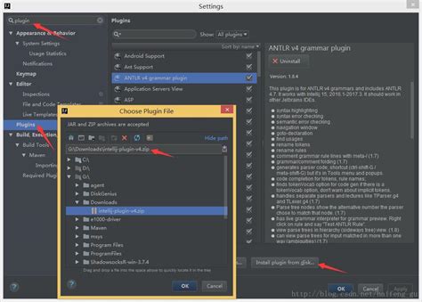 Antlr4的intellij插件安装及示例hellog4antlr4 示例 Csdn博客