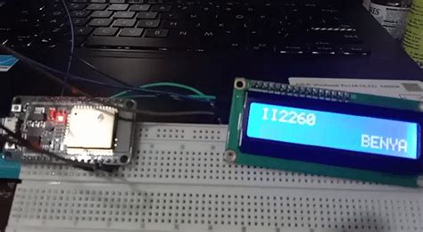 Embedded System Project V Esp32 I2c Lcd Display By Benyamin Jodi