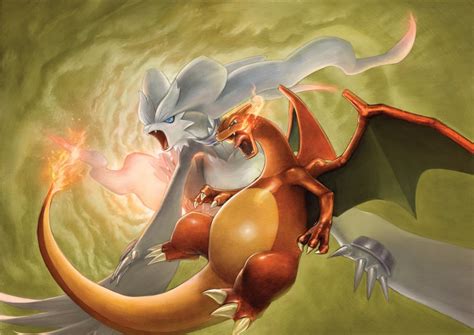 Charizard And Reshiram Pokemon And 1 More Drawn By Aritamitsuhiro