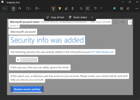 How To Redact And Extract Text From Images Using Snipping Tool On Windows 11
