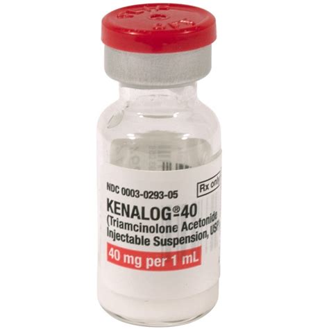 Bristol Myers Squibb 40mg Ml Kenalog 40 Injection In 1ml Sdv