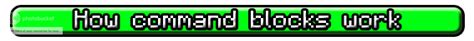 command block commands uses world save tutorial minecraft map