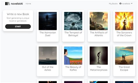 Novelistai Платформа для написания историй для создания